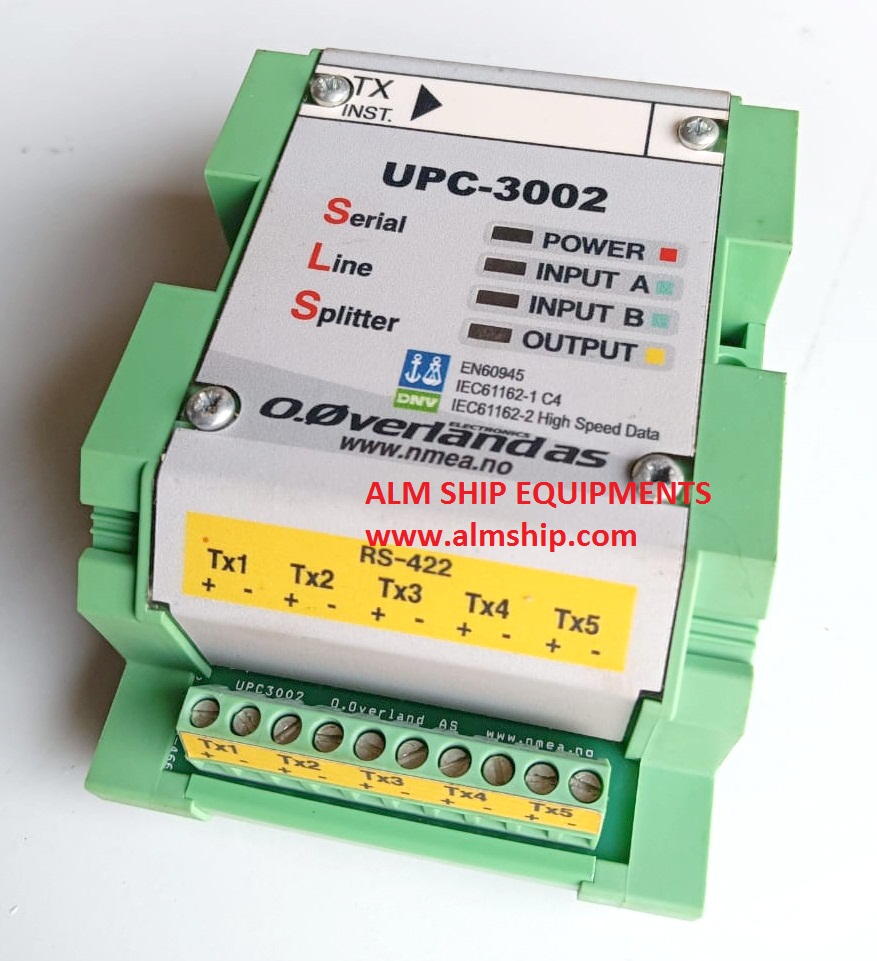 OVERLANDS UPC-3002 SERIAL LINE SPLITTER | ALM SHIP EQUIPMENTS